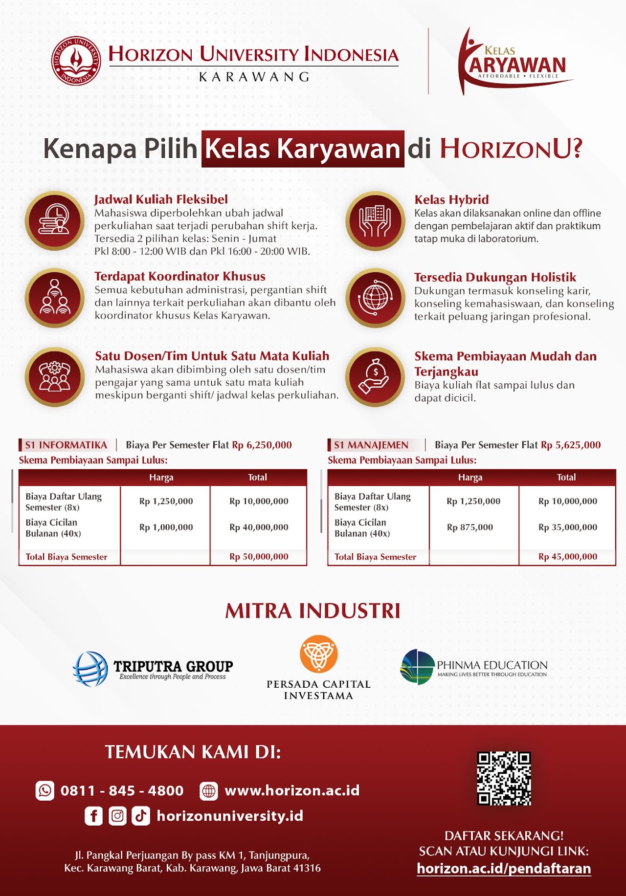 Brochure - Karyawan Class - Horizon University Indonesia